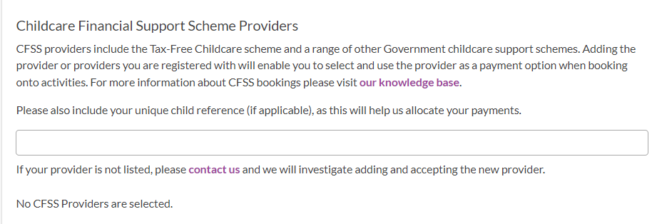 How do I enable an alternative payment method via a CFSS voucher?